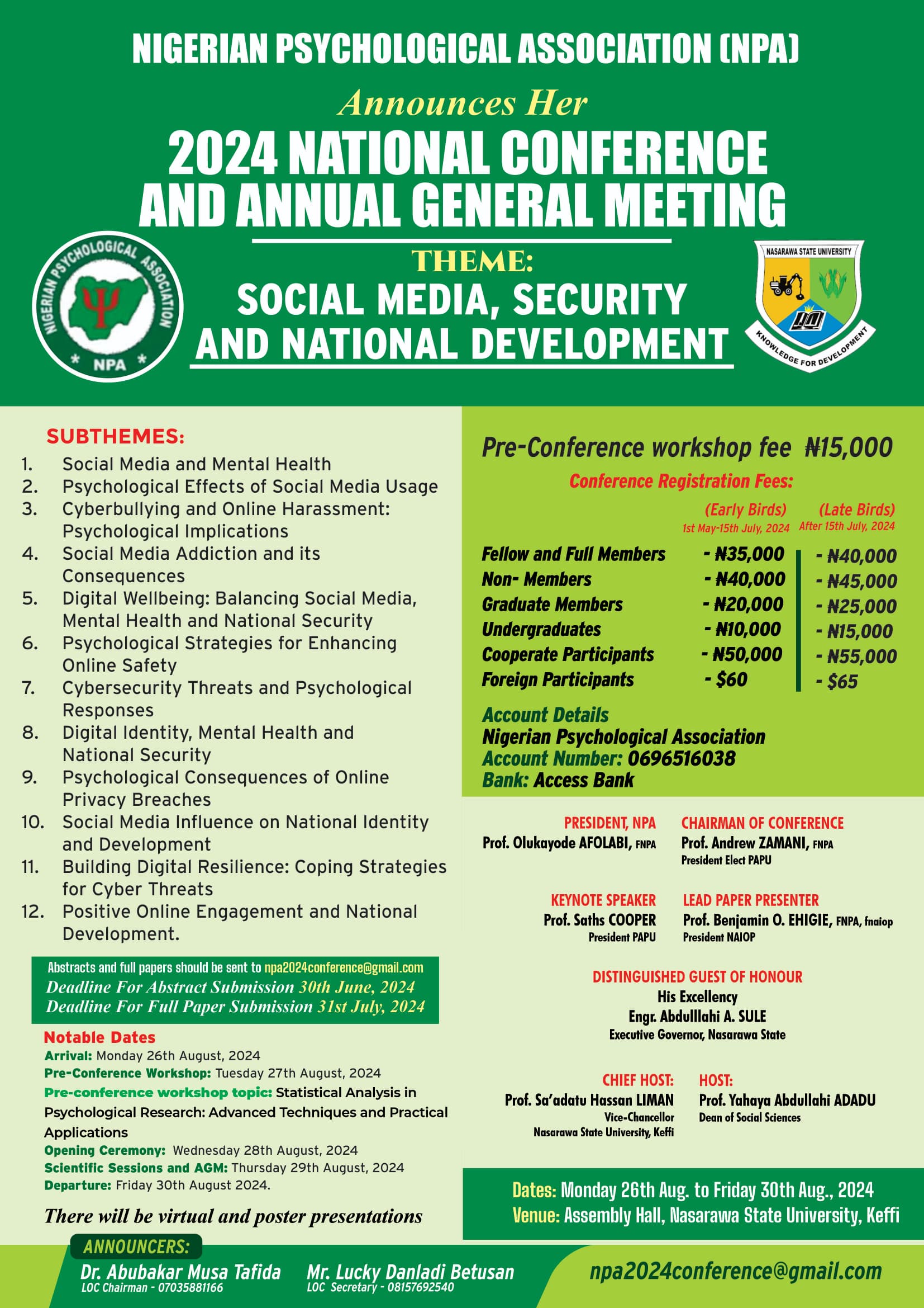 2024 National Conference and Annual General Meeting - Nigerian ...